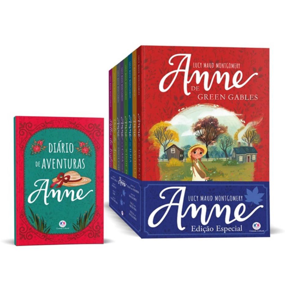 Livro - Anne De Green Gables Com 8 Livros Mais Diario De Aventuras ...