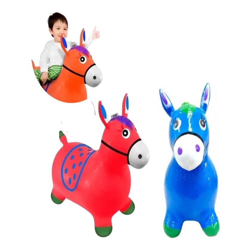Brinquedo Cavalinho Pula Pula Inflavel Upa Crianca Infantil | Shopee Brasil