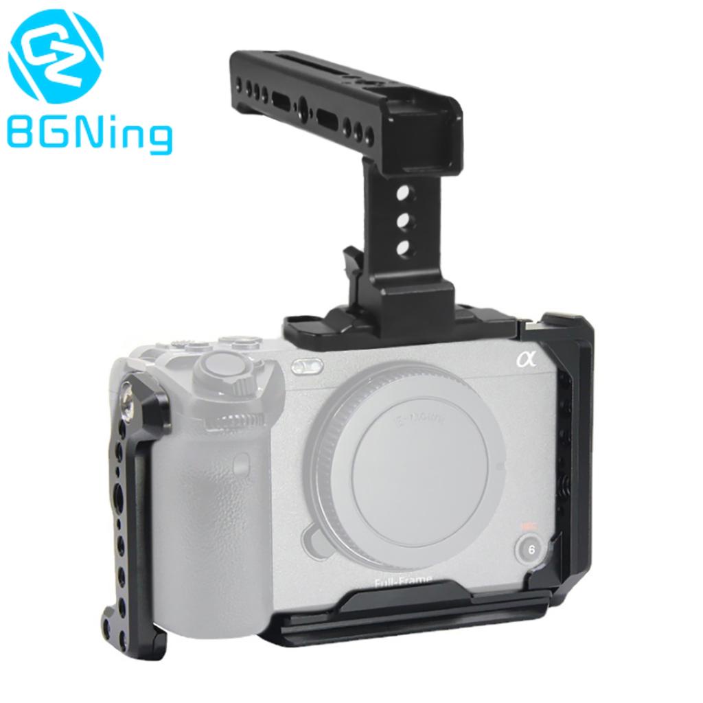 BGNing Câmera De Vídeo Metálica Com Meia Gaiola Para Sony BGNing Câmera De Vídeo Metálica Com Meia Gaiola Para Sony