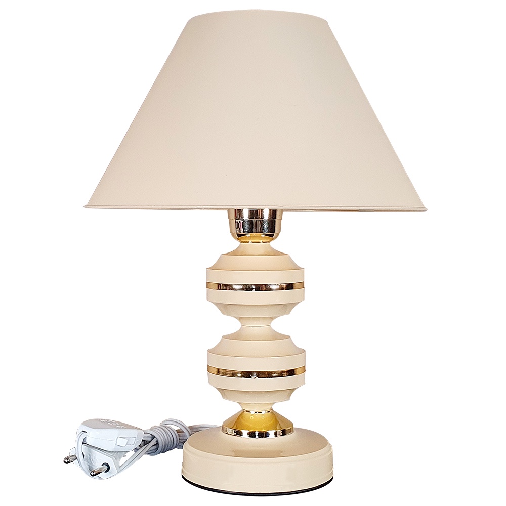 Abajur Moderno Decoração Quarto Sala Luminária Pithy Sand Bege | Shopee ...