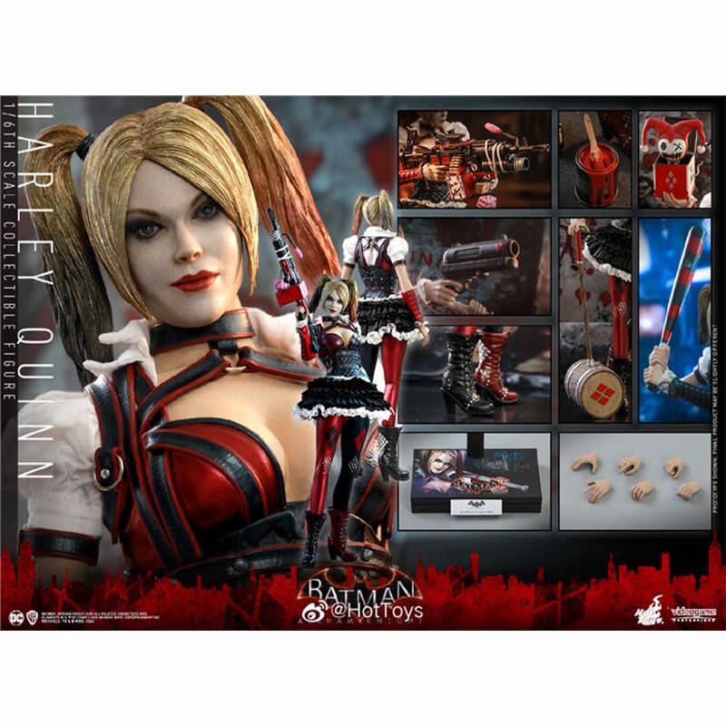 Hottoys HT 1/6 Harley Quinn VGM41 Batman : Arkham Knight DC Anime ...