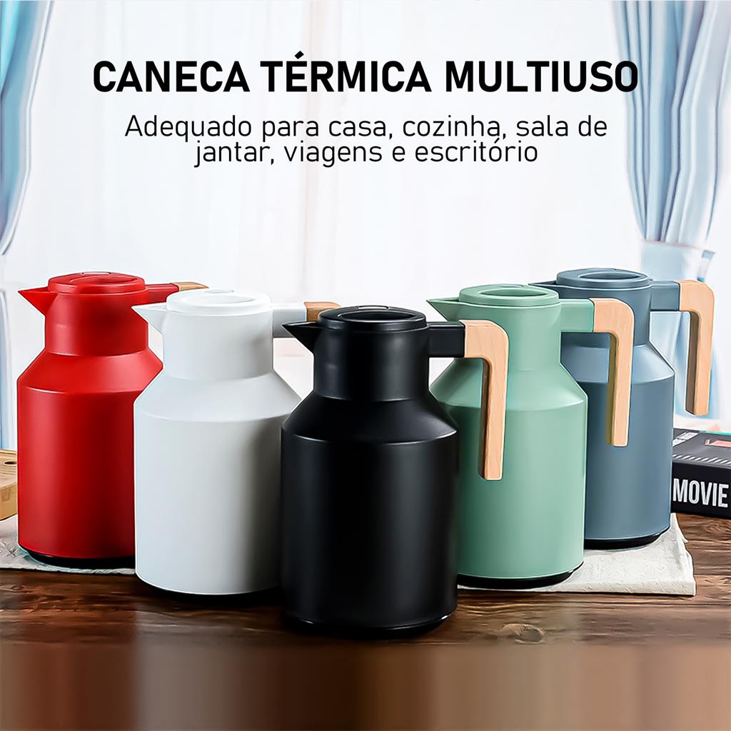 Garrafa Termica Cafe Cha Nordica Cabo Madeira Uppsala 1078 - Mori ...