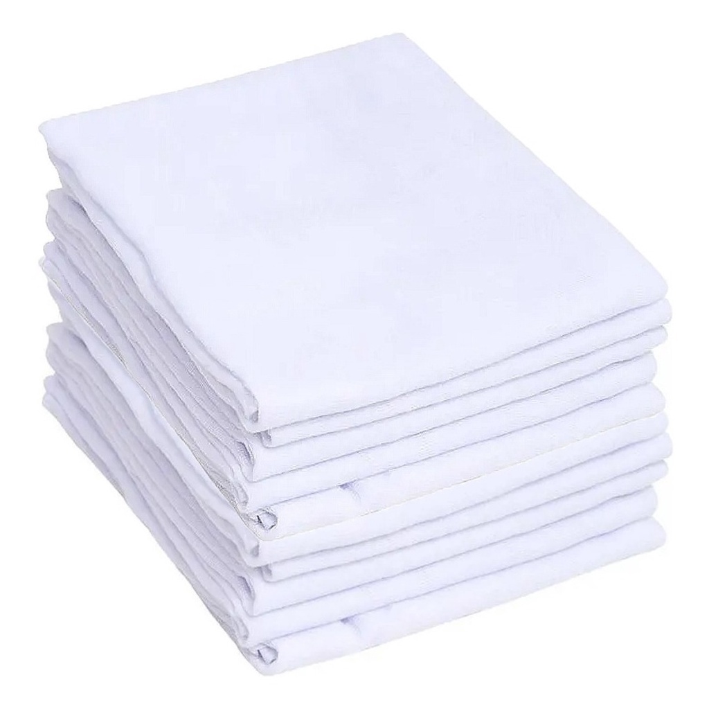 Fralda De Pano Kit 10 Caricia Baby Sortido 100% Algodao Macia Enxoval ...