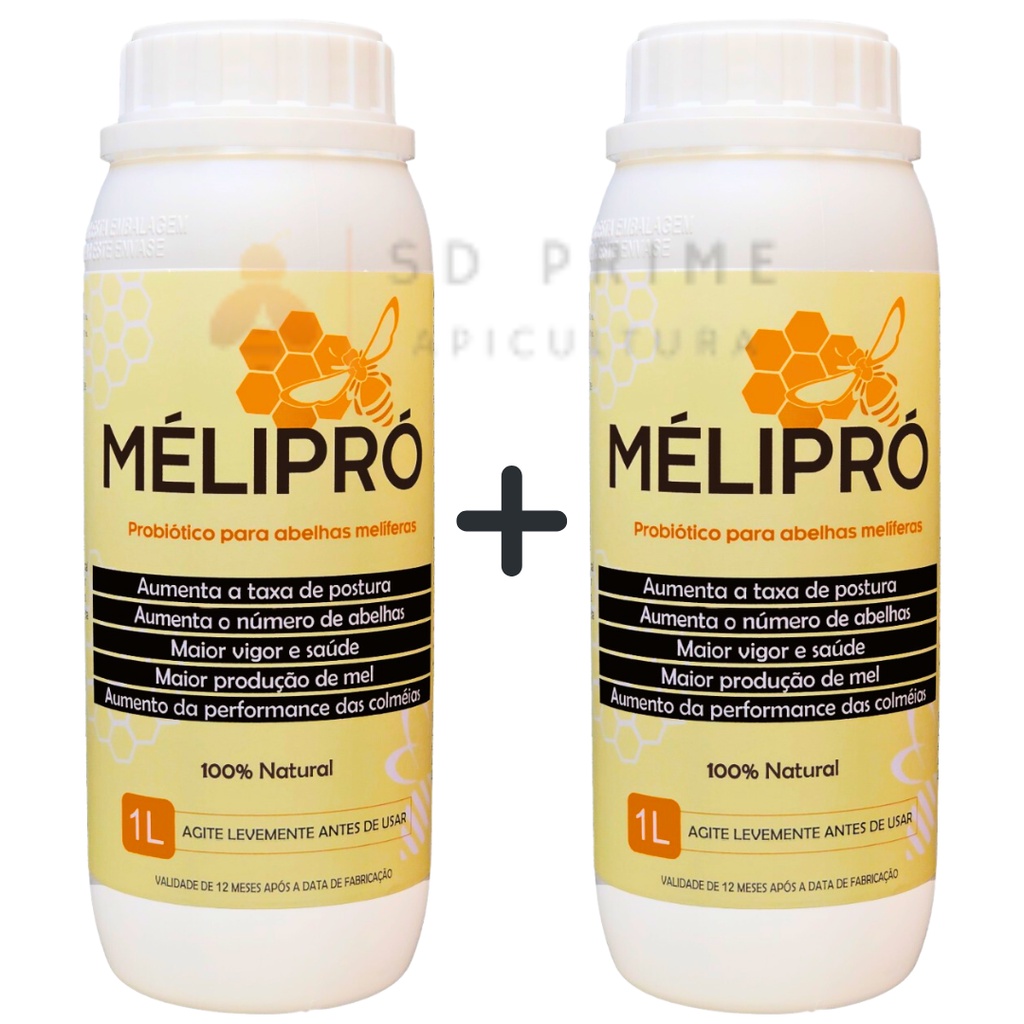 Kit 2 Litros de Melipro Probiotico Suplemento 100% Natural | Shopee Brasil