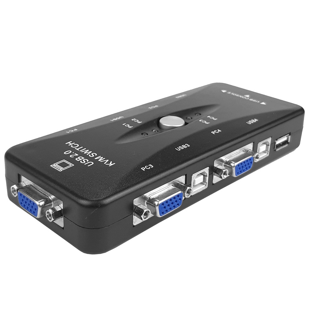 Switch 5 VGA + 3 USB 2.0 KVM41UA | Shopee Brasil