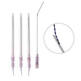 FIO DE pdo Minerva Elevador DE Roscas 26G MONO screw Agulha Afiada face ...