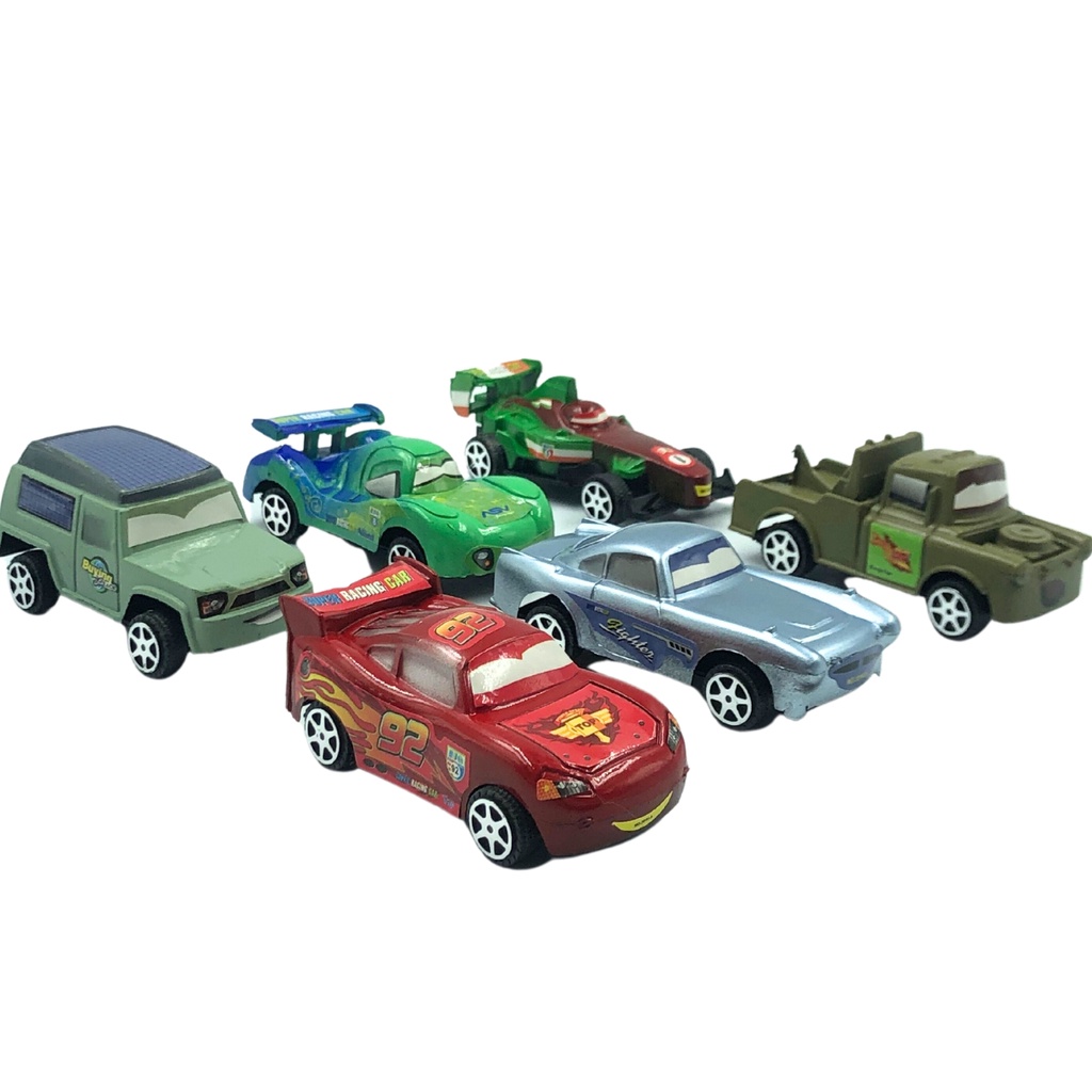 Carrinho De Brinquedo Infantil De Corrida Kit C/ 6 Carrinhos | Shopee ...