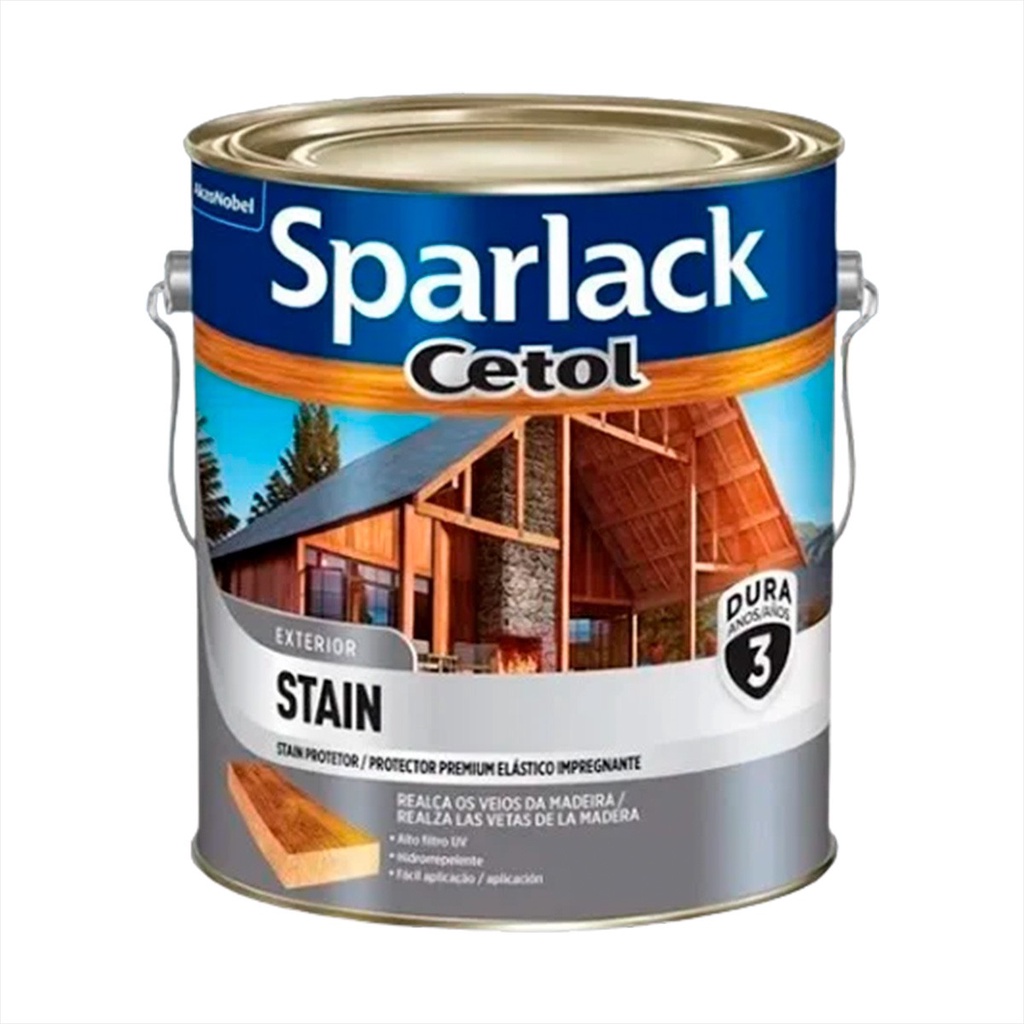 Cetol Stain Acentinado 3 Anos Sparlack 3,6 Litros - Mogno | Shopee Brasil