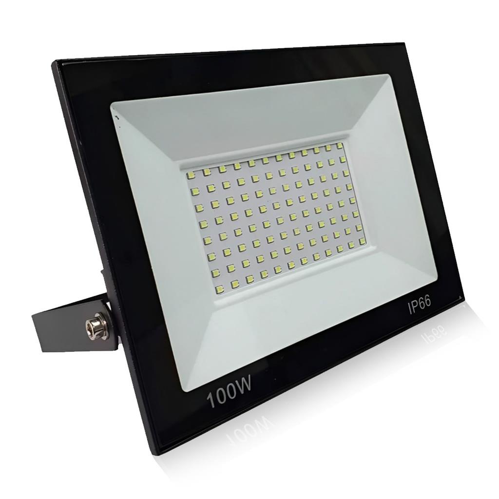 Refletor de LED Holofote Exterior IP66 100w 9000 lumens | Shopee Brasil