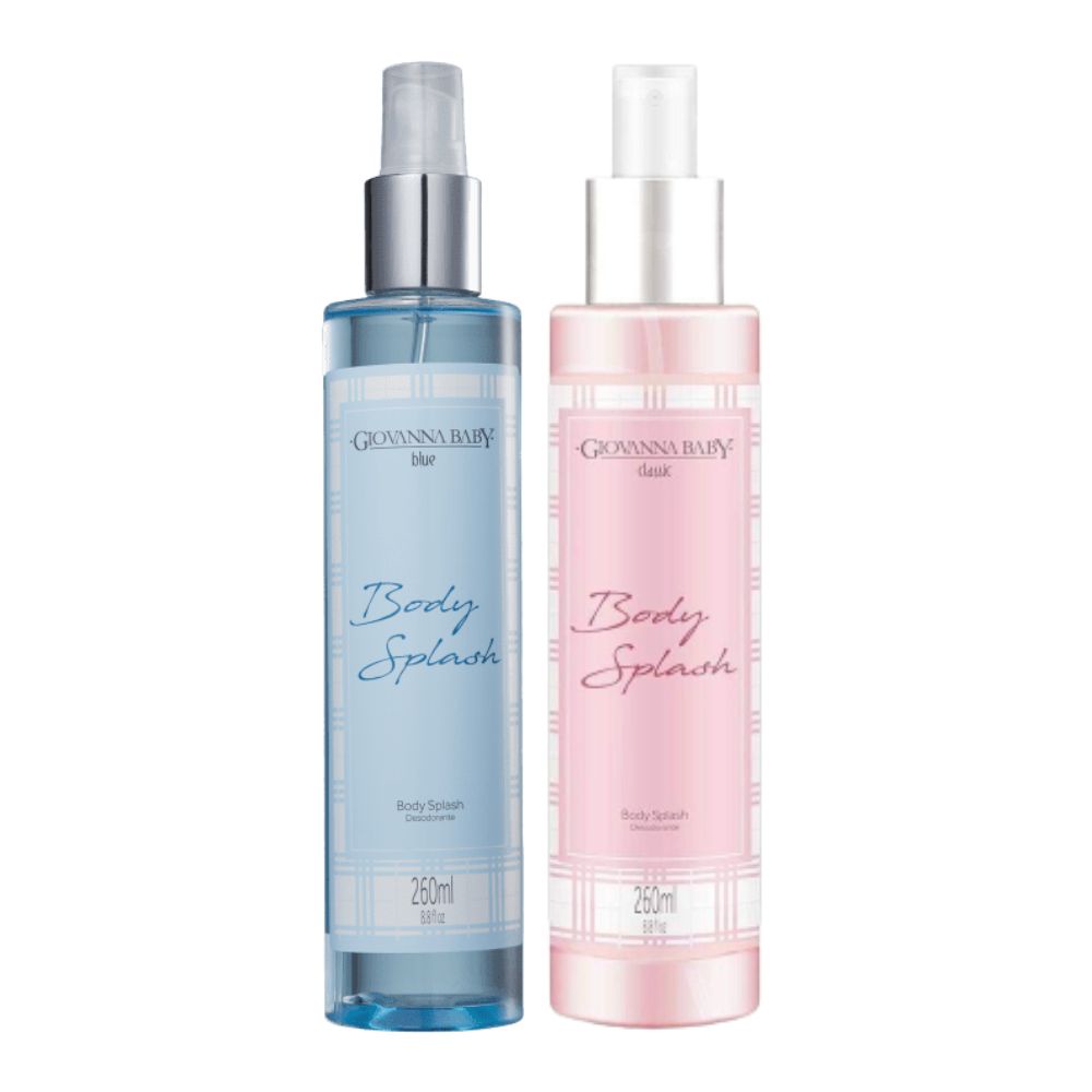 Kit Feminino Desodorante Corporal Spray Body Splash Classic + Blue ...