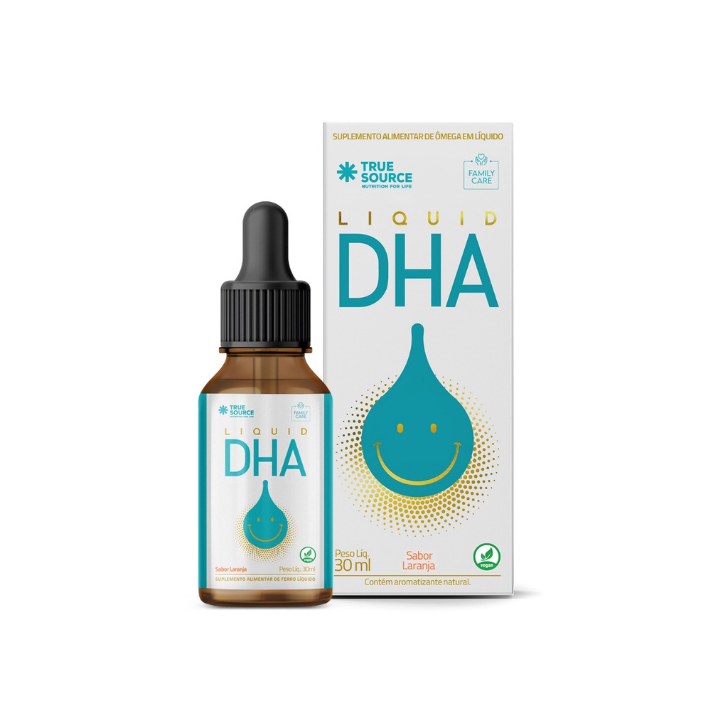 Liquid Dha Family Care sabor laranja 30Ml TrueSource | Shopee Brasil