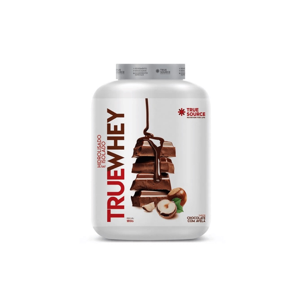 TrueWhey Protein 100% Isolado e Hidrolisado TrueSource 1.8KG com ...