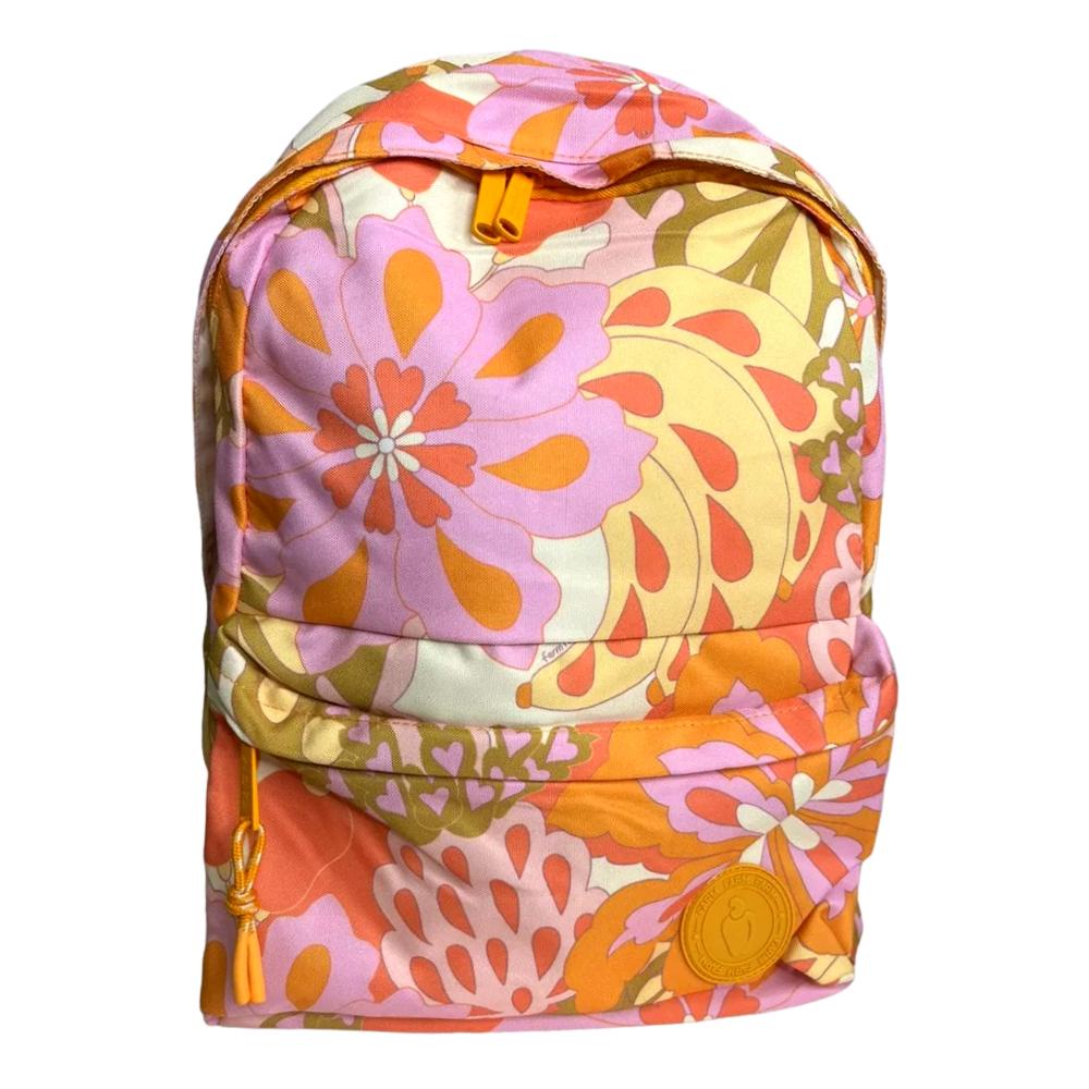 MOCHILA XODO FARM FLORAL LEE - LARANJA | Shopee Brasil