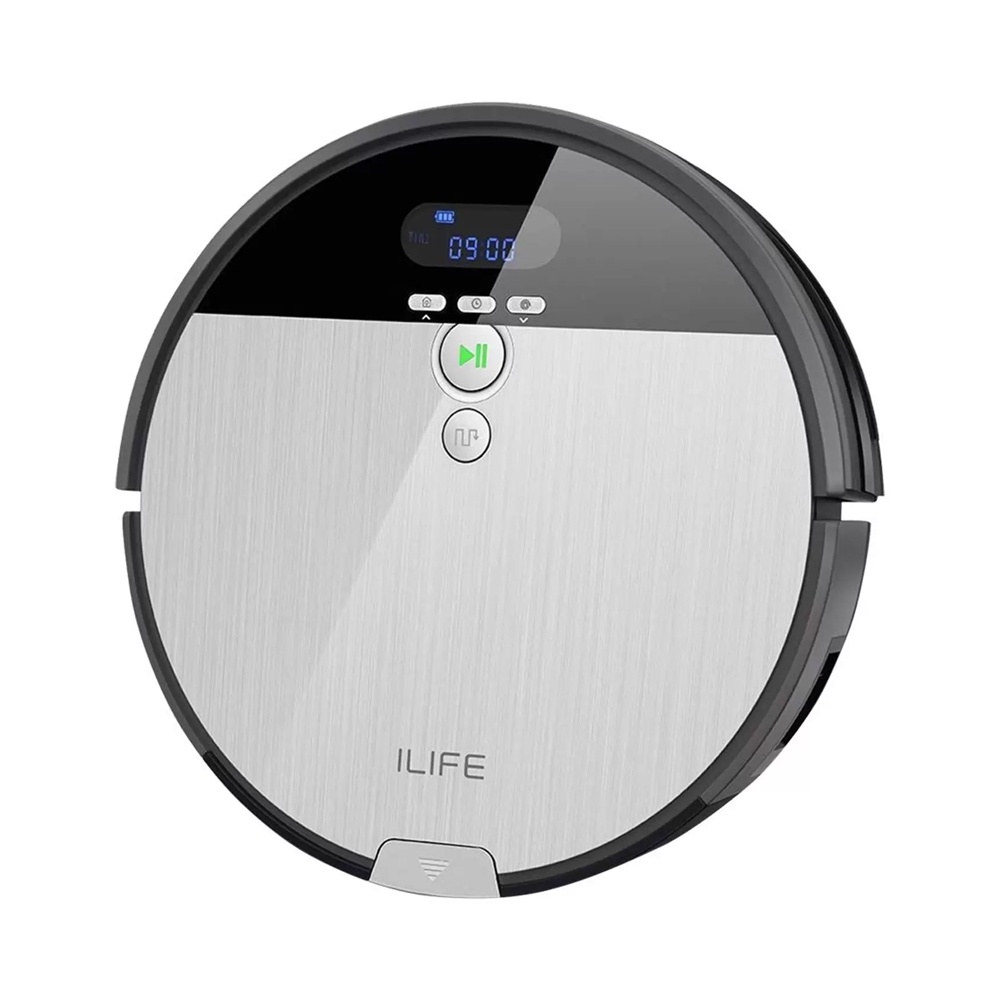Ilife Robô Aspirador De Pó Inteligente Híbrido Ilife V8S Original (Cinza) | Shopee Brasil