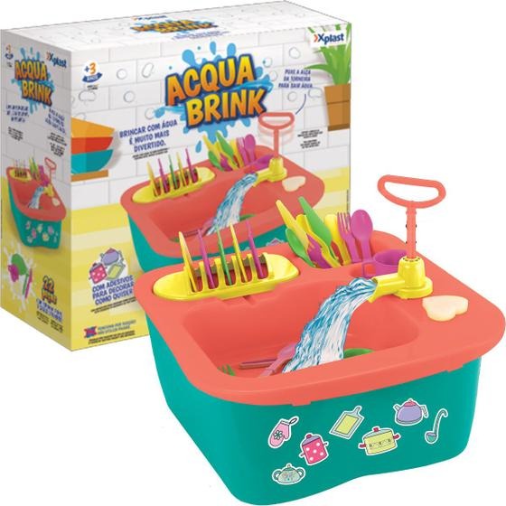 Pia De Brinquedo Acqua Brink Homeplay Xplast | Shopee Brasil