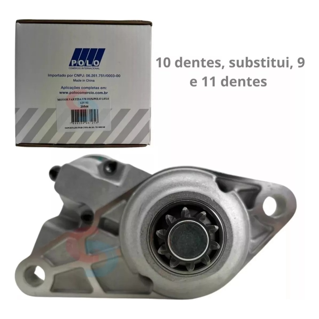 Motor Partida Gol Saveiro Fox G5 G6 11 Dentes Tsc10r7 D7es6 | Shopee Brasil