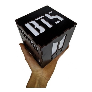 Luminaria Abjaur Nerd Geek 11cm MDF Led A Bateria + Modelos De Mesa ...