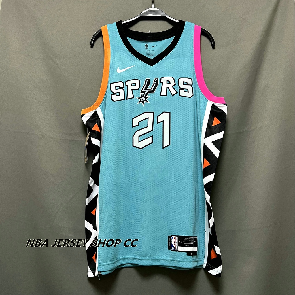 2022-23 Novo Original NBA San Antônio Spurs # 21 Tim Duncan City ...