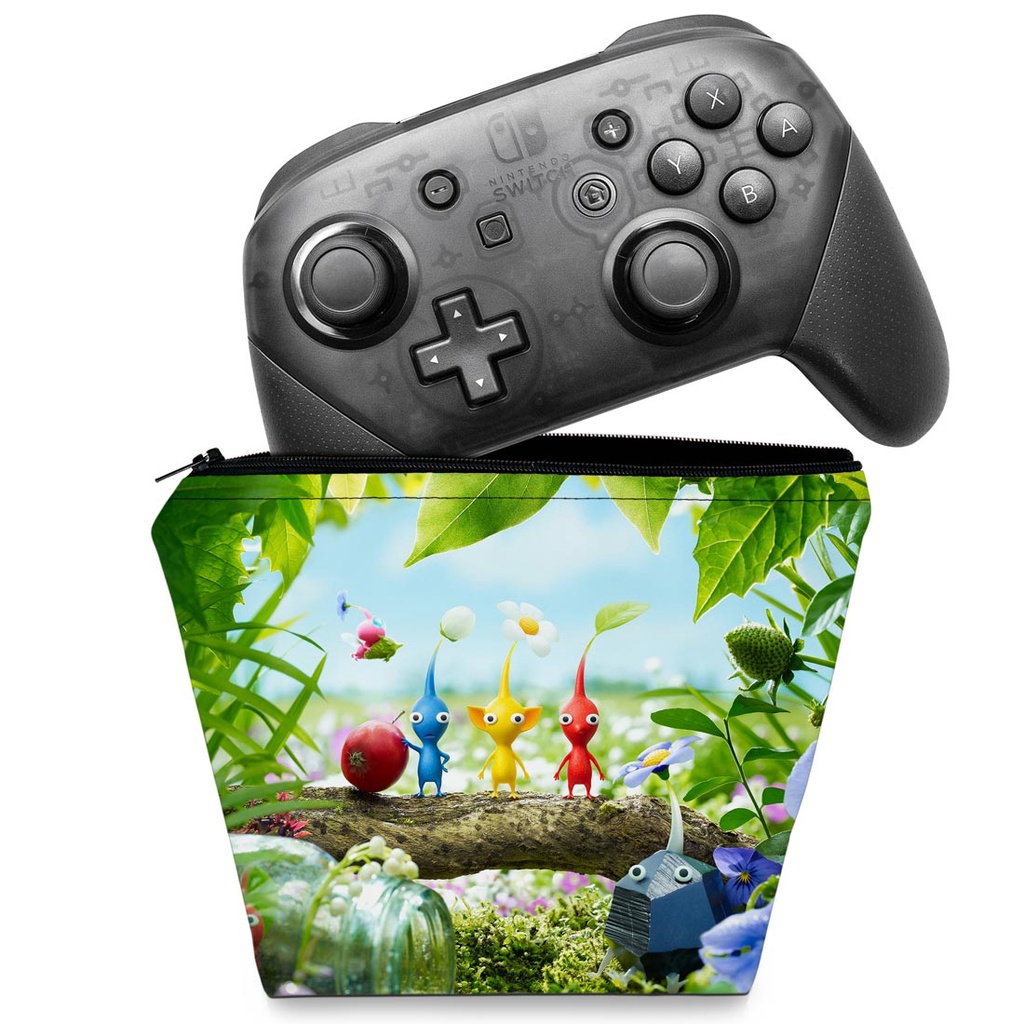 Capa Nintendo Switch Pro Controle Case - Pikmin | Shopee Brasil