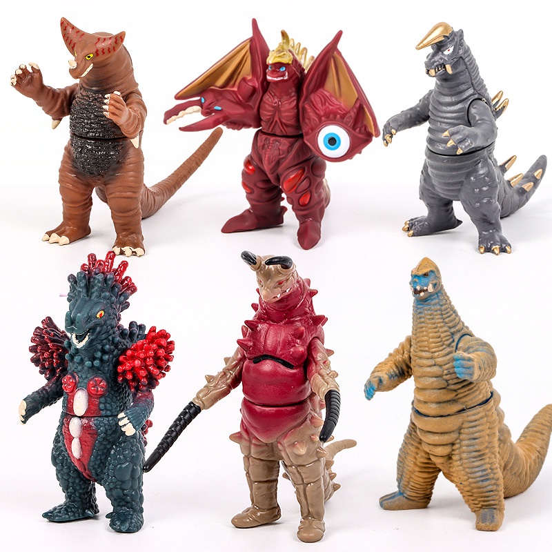 Brinquedos Infantis Little Monster Toys 10 a 13cm Ultraman Monster Soft ...