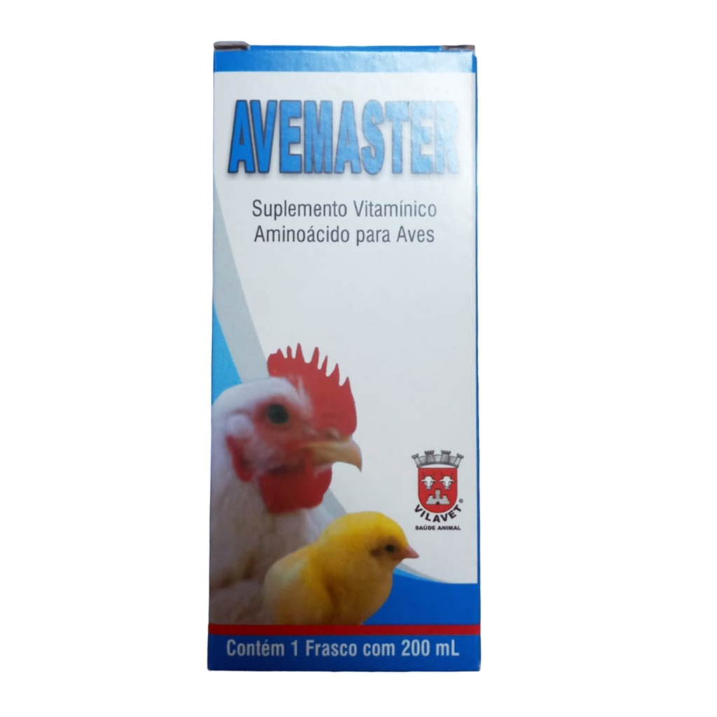 Avemaster 200ml Suplemento Vitaminico para Aves - Vilavet | Shopee Brasil