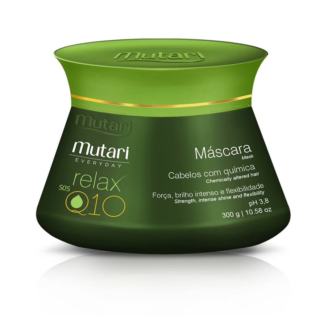 MÁSCARA MUTARI RELAX SOS Q10 ED 300G | Shopee Brasil
