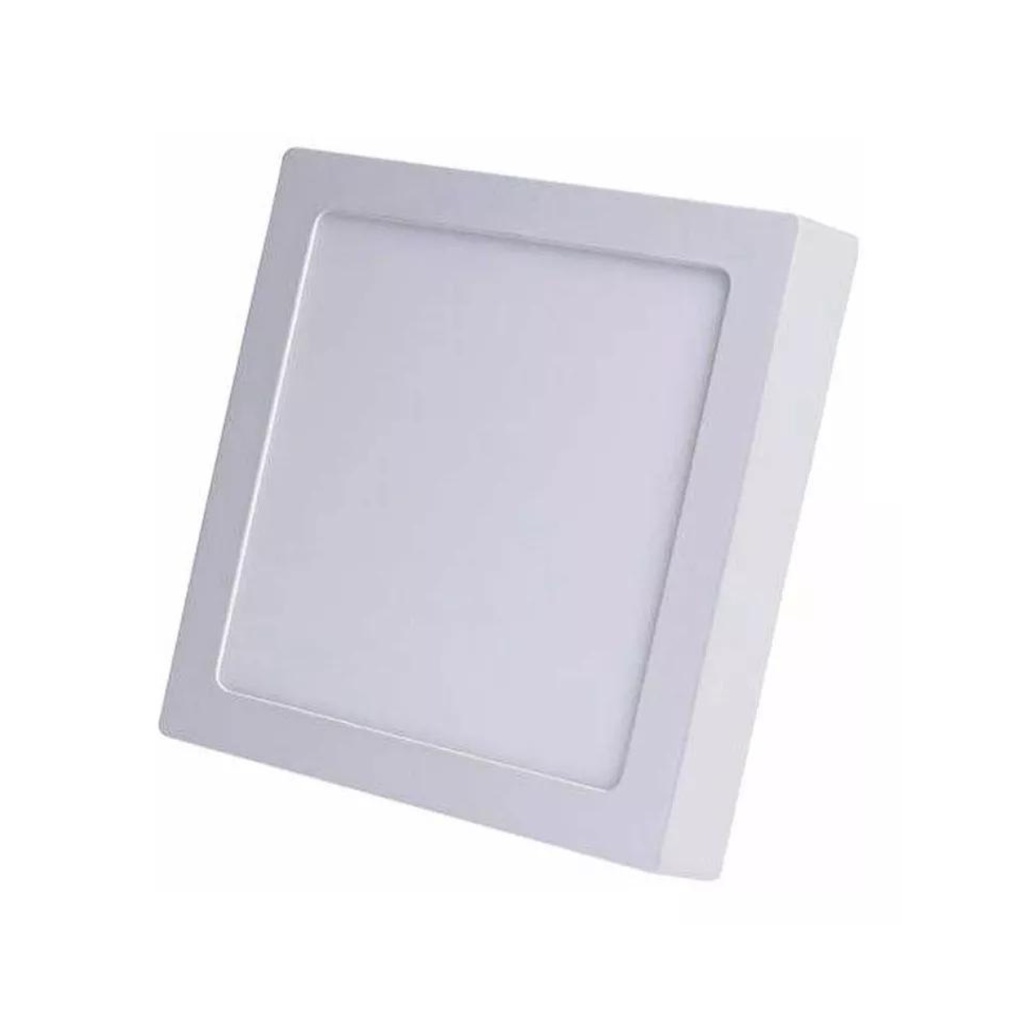 Plafon Led 12W Painel Quadrado Sobrepor Bivolt Luz | Shopee Brasil