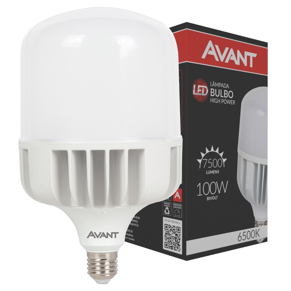 Lâmpada Led 100W Bulbo Bivolt Alta Potência | Shopee Brasil