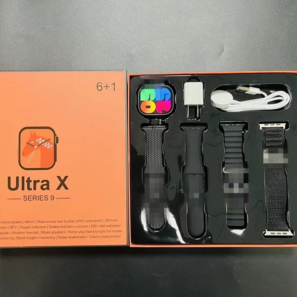 Wearfitpro Smart watch Series 9 ultra 6in1 x Relógio Com Adaptador De ...