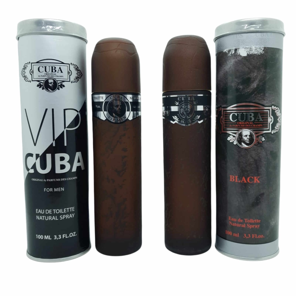 Perfume Cuba VIP Masculino Importado + Cuba Black Importado 100 ml ...