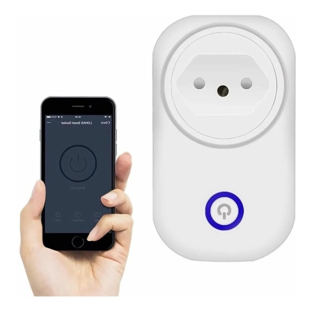 Inteligente Tomada Smart Wifi App 10a Liga Desliga | Shopee Brasil