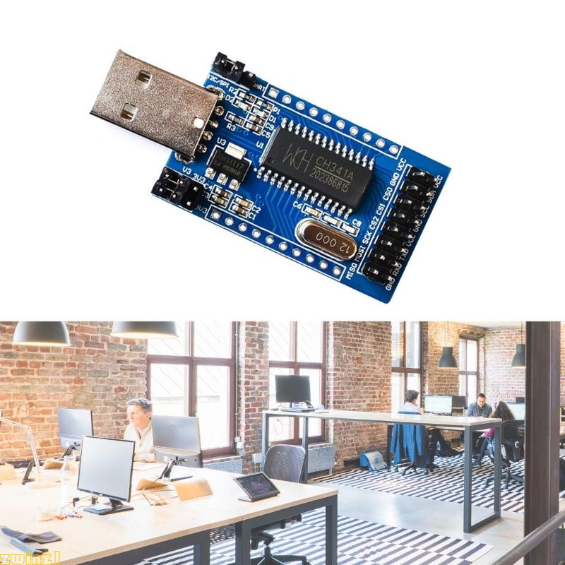 zwinz1 CH341A Programador USB Para UART IIC ISP EPP MEM Conversor De ...
