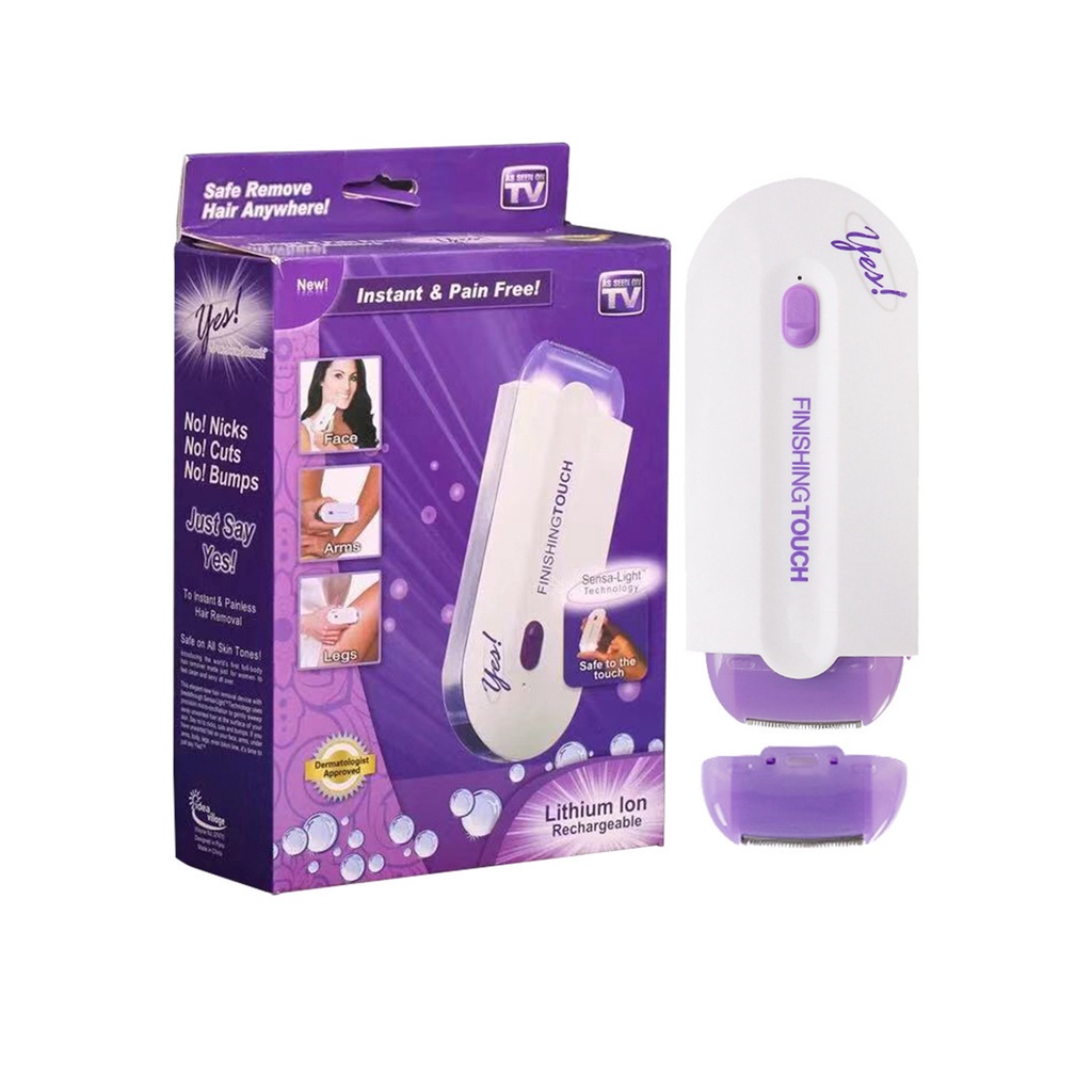 Depilador Removedor De Pelos facial e Corporal sem fio 2 em1 Elétrico ...