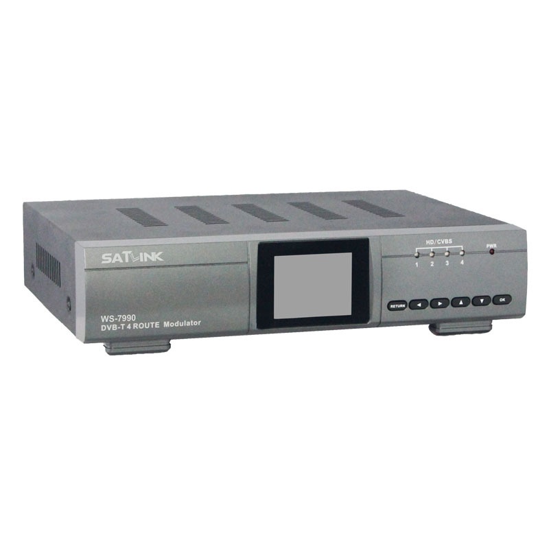 Satlink WS-7990 4 Route DVB-T modulator AV HD Four Router | Shopee Brasil