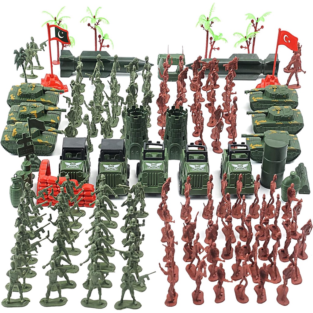 307 PCS Army Toys Military Set , Men Soldier Playset Soldados Do Exército De Plástico Figuras E ...