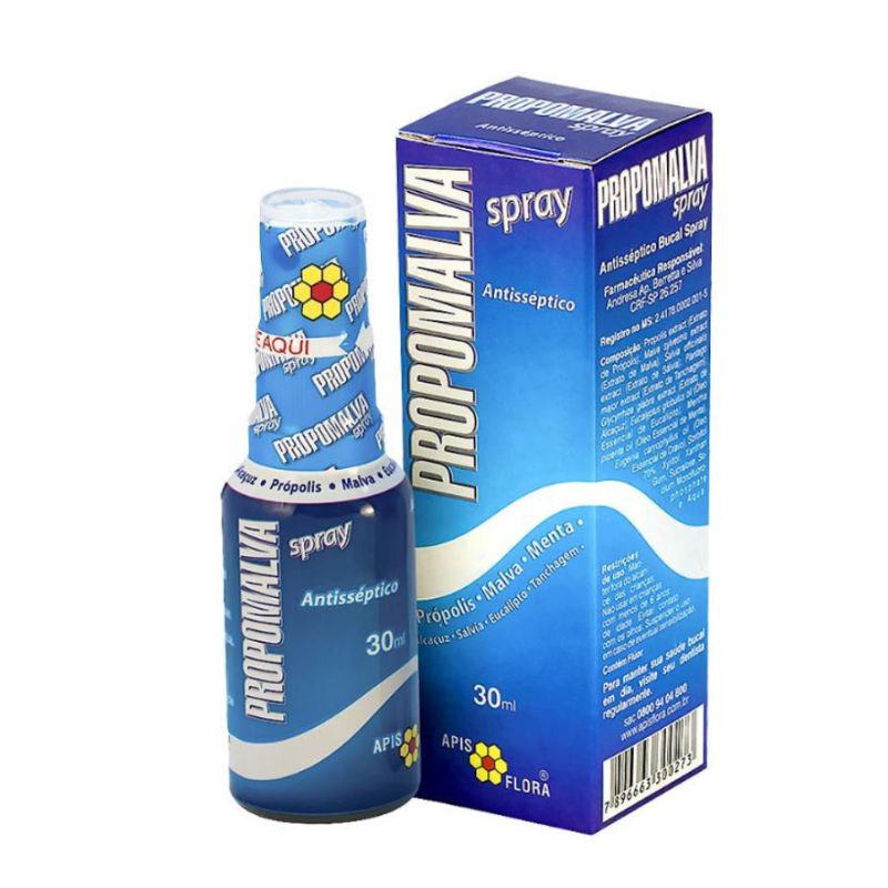 Propomalva Spray Própolis, Malva e Menta 30ml Apis Flora | Shopee Brasil