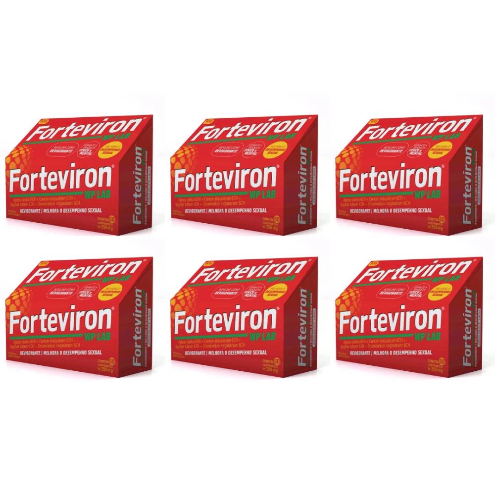 Forteviron 250mg Wp Lab 60 Comprimidos - Kit com 6 Unidades | Shopee Brasil