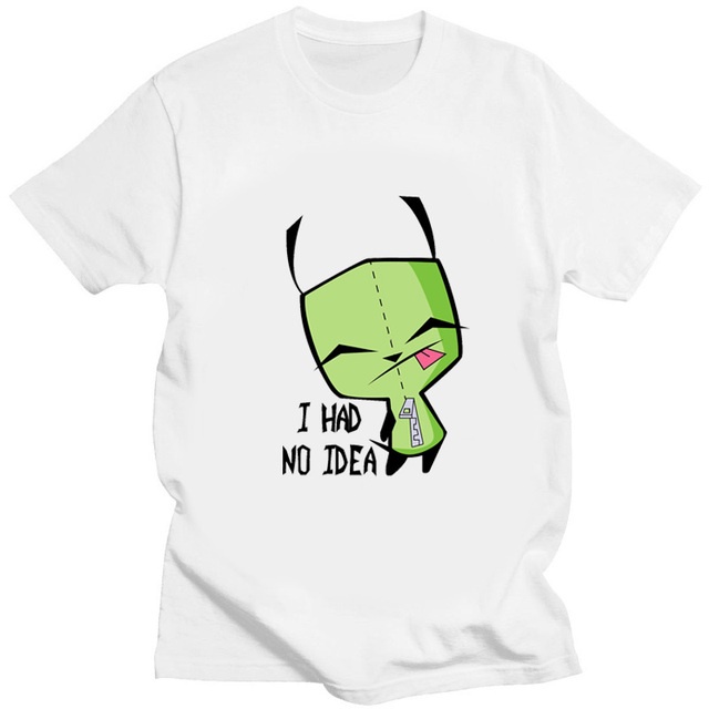Kawaii Invader Zim Graphic TShirt Feliz Abraço Image Camiseta Fofa ...
