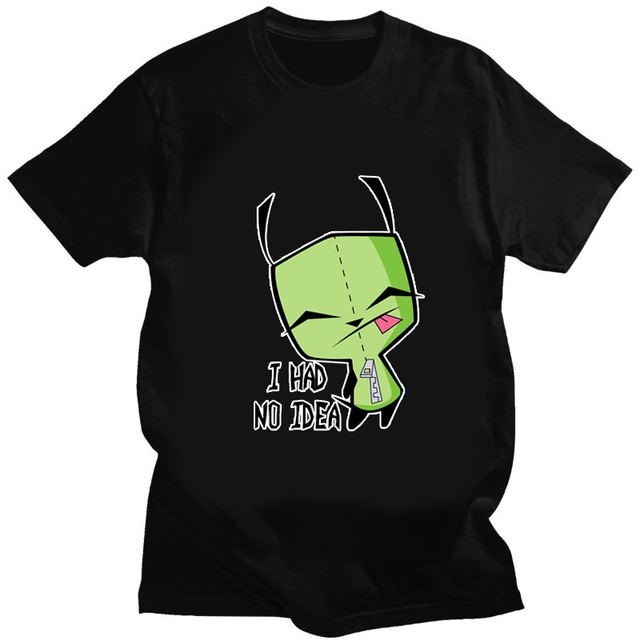 Kawaii Invader Zim Graphic TShirt Feliz Abraço Image Camiseta Fofa ...