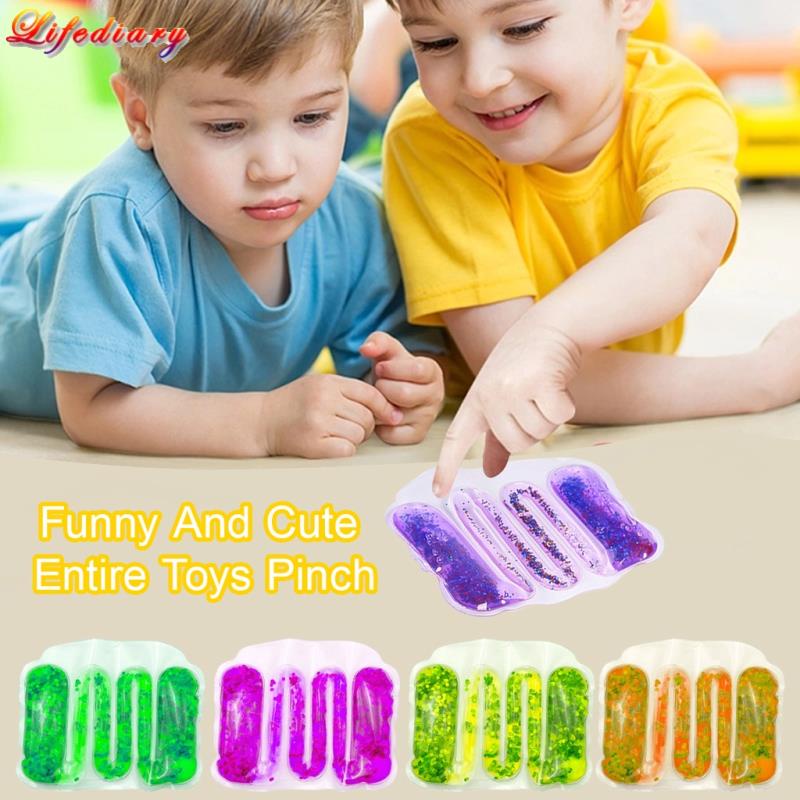 Brinquedos Sensoriais Squishy Para Crianças-Tubo Fidget Toy Cheio De ...