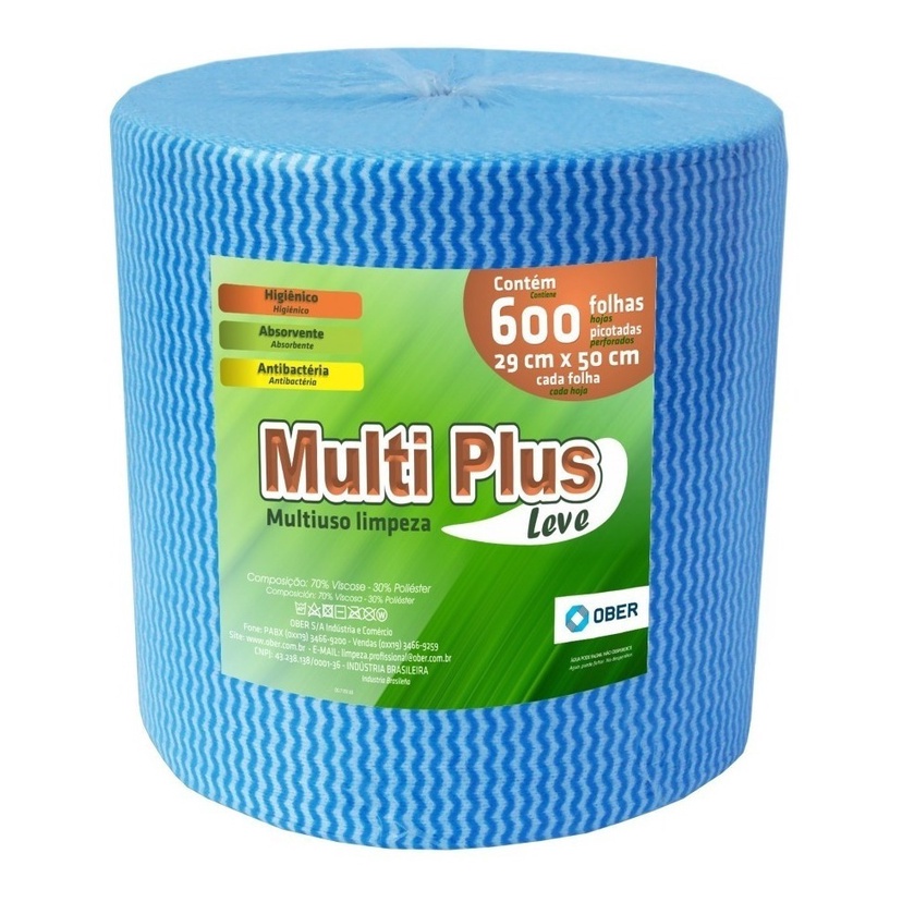 Rolo De Pano Tipo Perfex 28x300m Mr. Plus Azul Qualidade | Shopee Brasil