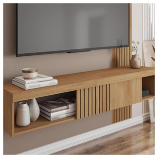 Painel Para Tv Até 55 Polegadas Moon Marrom Caemmun | Shopee Brasil