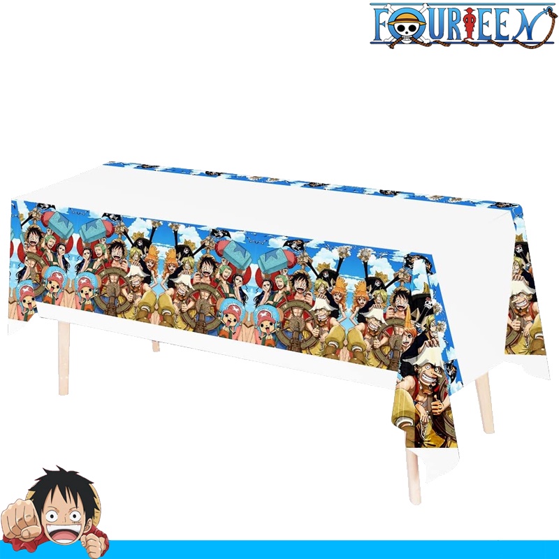 Tema One Piece Birthday Theme Decors Louça De Mesa Luffy Party ...