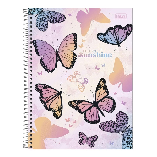 Caderno Universitário 10 Matéria Daisy 160 fls Tilibra VM | Shopee Brasil