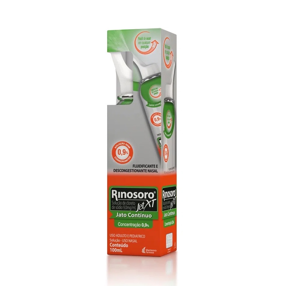 Rinosoro Jet Xt 0,9% 100Ml | Shopee Brasil