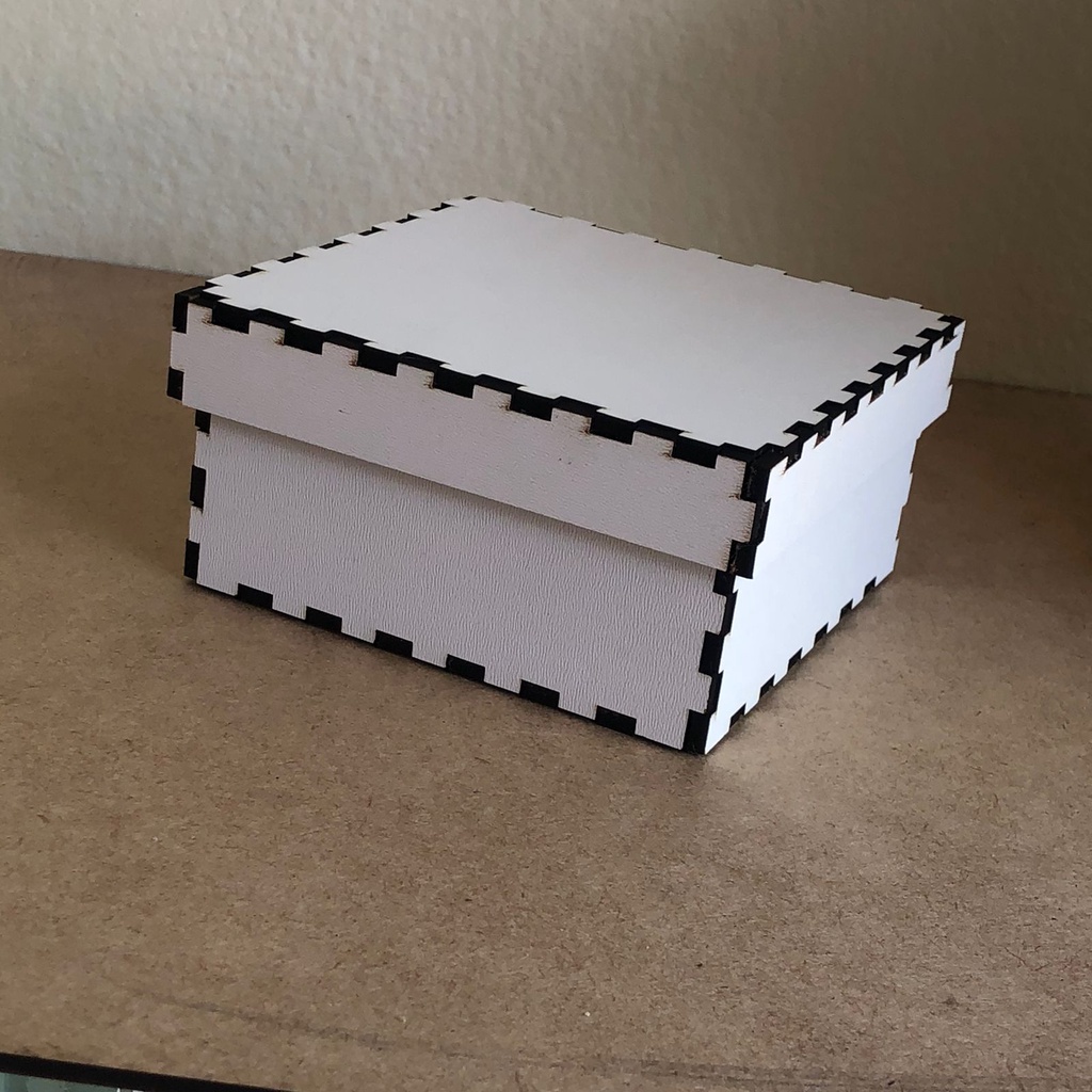 Kit 10 Caixinhas em MDF branco 10X10X5 | Shopee Brasil