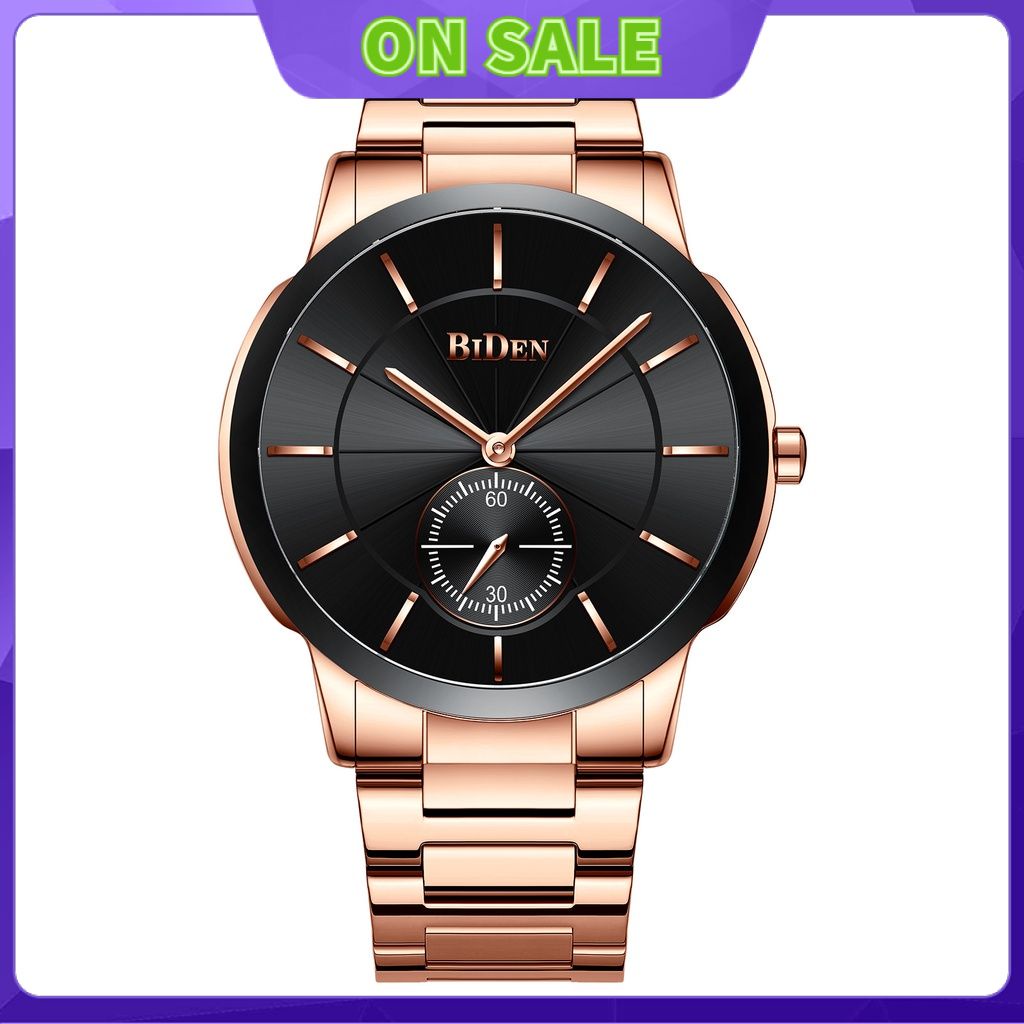 Relógio masculino do Biden Relógio de moda de moda Belt Quartz Relógio de estilo Super Pu ...