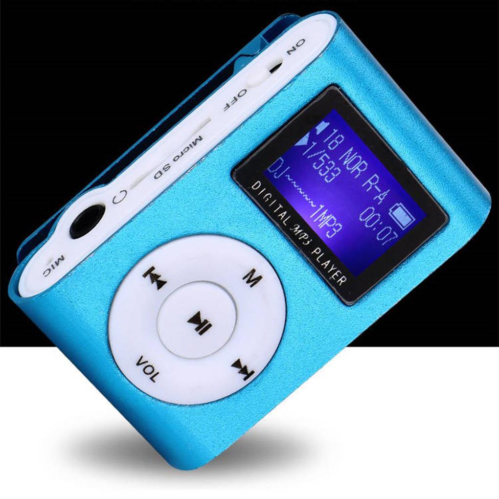 Running Sport Mini MP3 USB Clip MP3 Player LCD Screen Support Micro SD ...