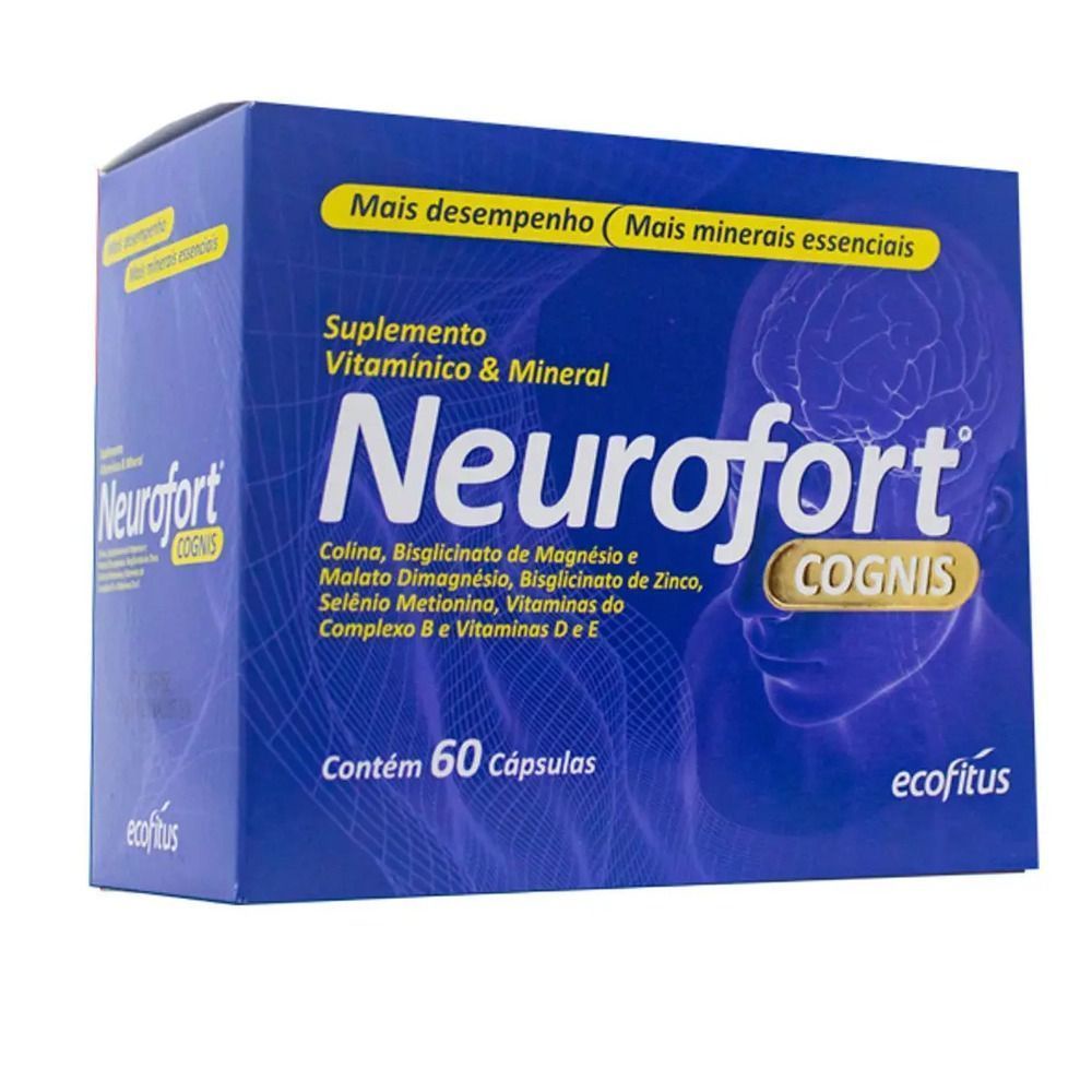 Neurofort Cognis 60 Cápsulas Ecofitus | Shopee Brasil