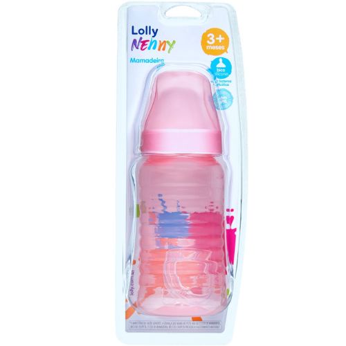Mamadeira Big Clean 340ml Ortodôntica Rosa - Lolly | Shopee Brasil